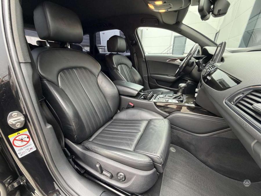 Black Audi A6 2012 in Utena, with an engine capacity of 2.97 L and mileage of 255 thousand km for 12950 €, photo 37 on AUTOMOTO.COM.LV