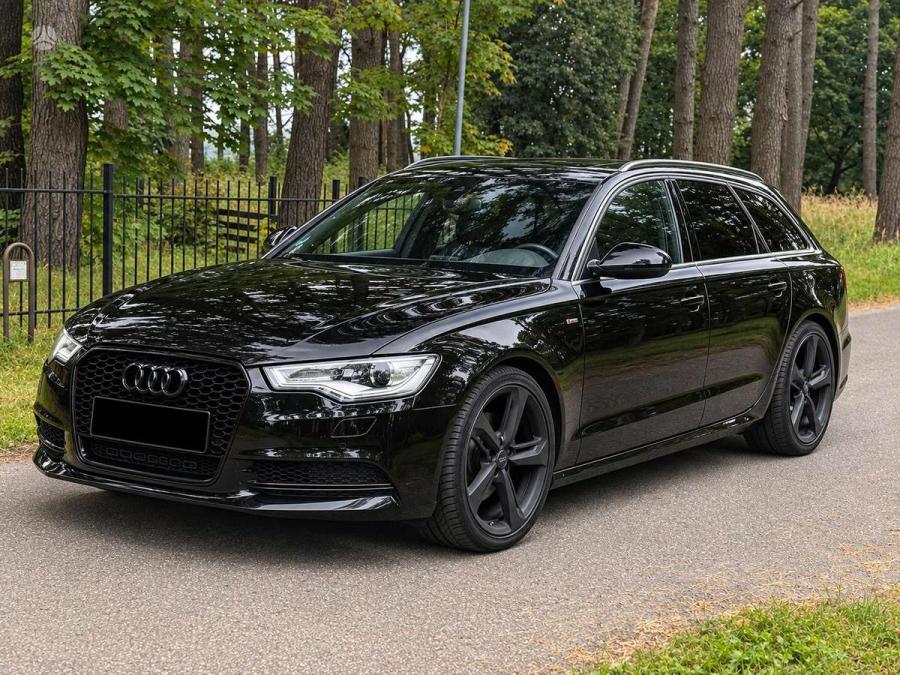 Melns Audi A6 2012 Viļņa, ar dzinēja tilpumu 2.97 L un nobraukumu 224 tūkst. km par 10900 €, foto 1 vietnē AUTOMOTO.COM.LV