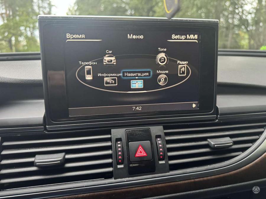 Melns Audi A6 2012 Viļņa, ar dzinēja tilpumu 2.97 L un nobraukumu 224 tūkst. km par 10900 €, foto 22 vietnē AUTOMOTO.COM.LV