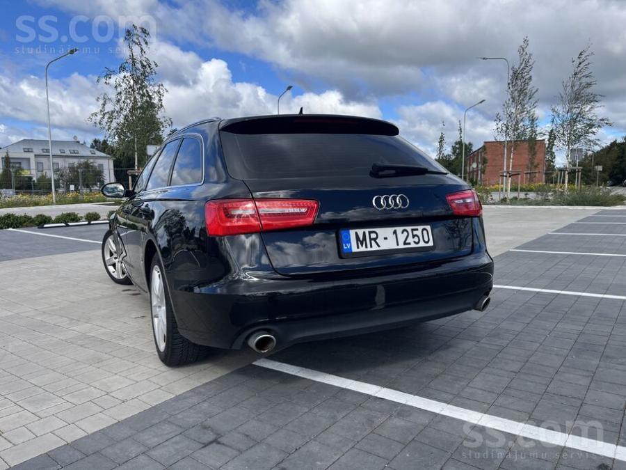 Black Audi A6 2012 in Riga, with an engine capacity of 3.00 L and mileage of 311 thousand km for 8750 €, photo 4 on AUTOMOTO.COM.LV