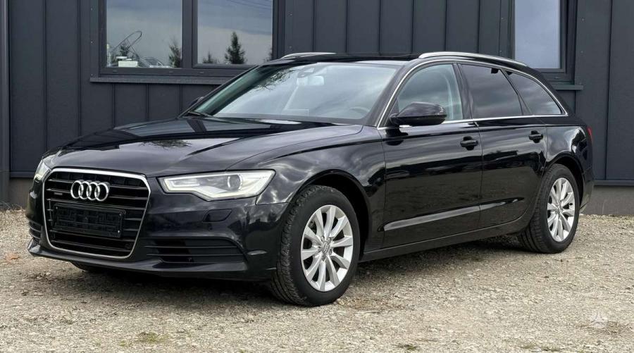 Black Audi A6 2012 in Klaipeda, with an engine capacity of 2.97 L and mileage of 196 thousand km for 8500 €, photo 1 on AUTOMOTO.COM.LV