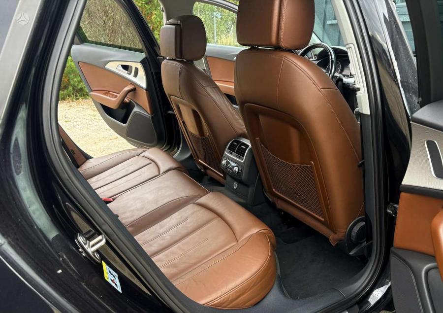 Black Audi A6 2012 in Klaipeda, with an engine capacity of 2.97 L and mileage of 196 thousand km for 8500 €, photo 14 on AUTOMOTO.COM.LV