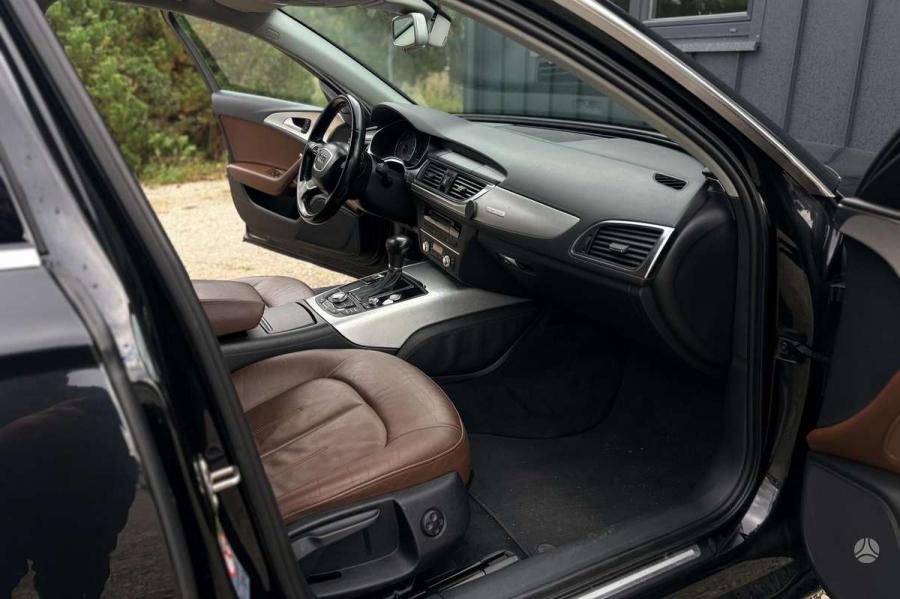 Black Audi A6 2012 in Klaipeda, with an engine capacity of 2.97 L and mileage of 196 thousand km for 8500 €, photo 15 on AUTOMOTO.COM.LV