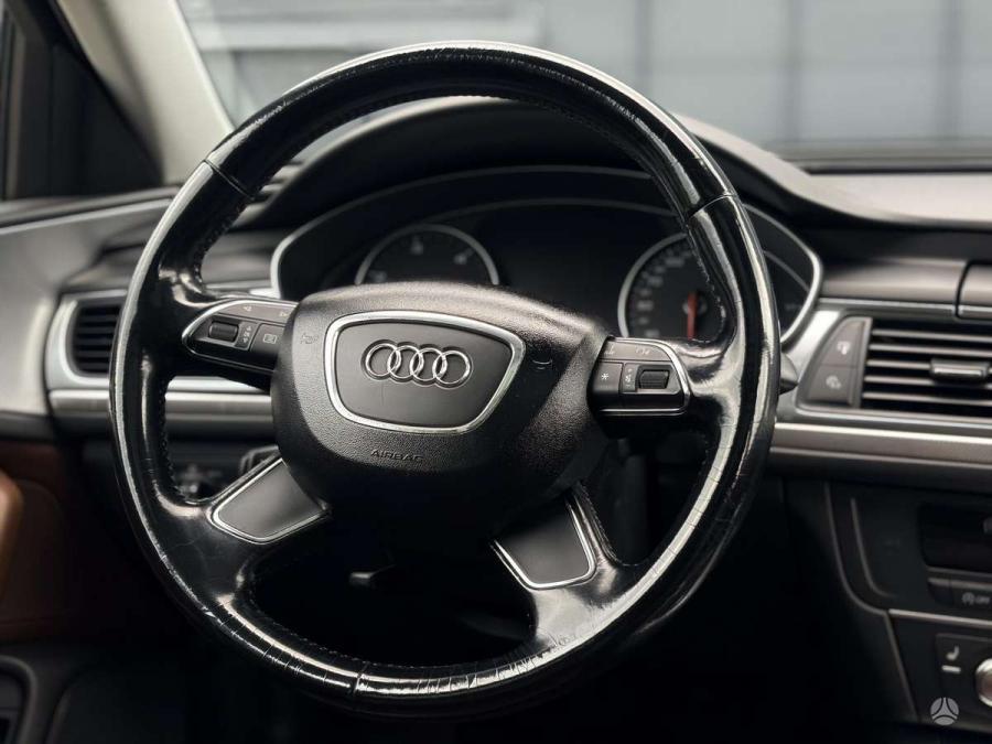 Black Audi A6 2012 in Klaipeda, with an engine capacity of 2.97 L and mileage of 196 thousand km for 8500 €, photo 17 on AUTOMOTO.COM.LV