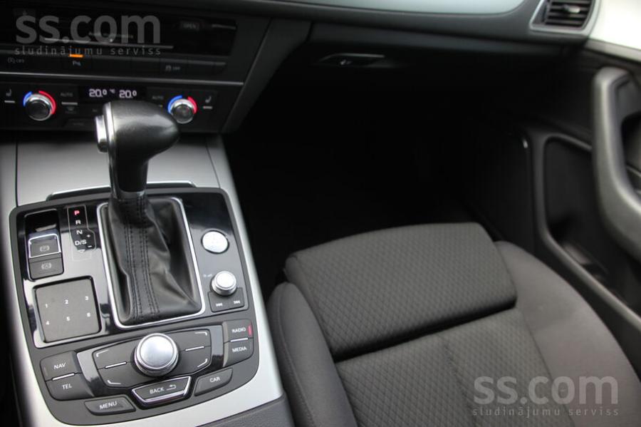 Black Audi A6 2012 in Tukums, with an engine capacity of 2.00 L and mileage of 304 thousand km for 8500 €, photo 15 on AUTOMOTO.COM.LV
