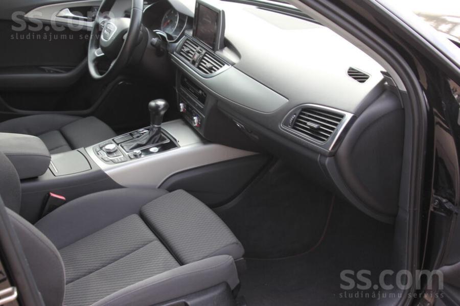 Black Audi A6 2012 in Tukums, with an engine capacity of 2.00 L and mileage of 304 thousand km for 8500 €, photo 16 on AUTOMOTO.COM.LV
