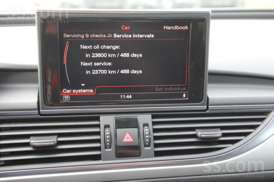 Black Audi A6 2012 in Tukums, with an engine capacity of 2.00 L and mileage of 304 thousand km for 8500 €, photo 26 on AUTOMOTO.COM.LV