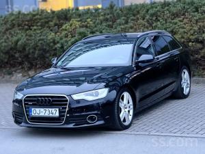 Melns Audi A6 2012 Rīga, ar dzinēja tilpumu 3.00 L un nobraukumu 245 tūkst. km par 10950 €, foto  vietnē AUTOMOTO.COM.LV