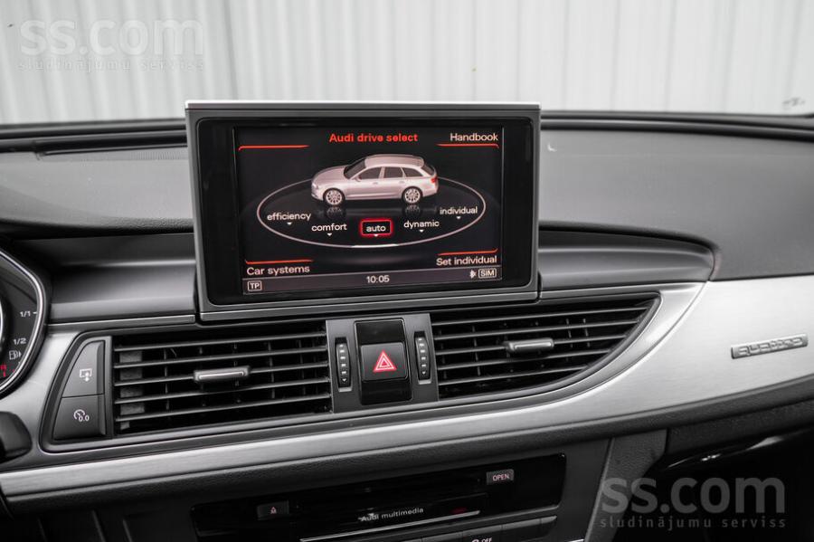 Melns Audi A6 2012 Ogre, ar dzinēja tilpumu 3.00 L un nobraukumu 229 tūkst. km par 11500 €, foto 13 vietnē AUTOMOTO.COM.LV