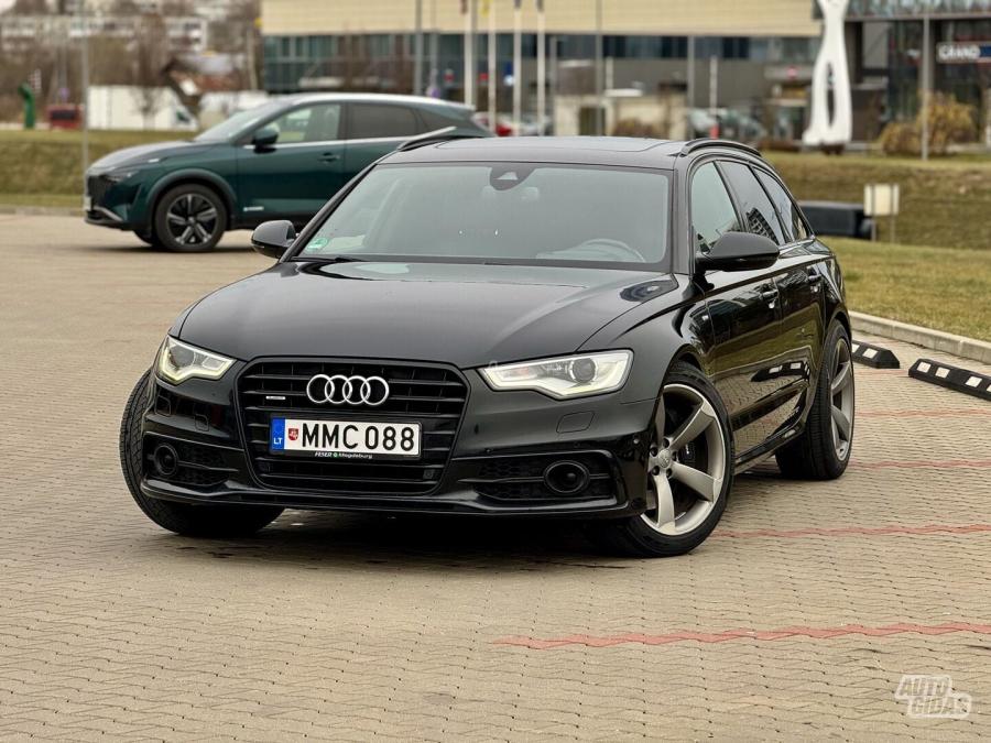 Black Audi A6 2013 in Vilnius, with an engine capacity of 3.00 L and mileage of 240 thousand km for 15500 €, photo 1 on AUTOMOTO.COM.LV