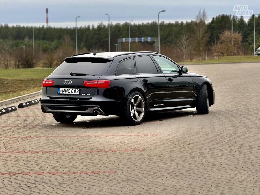 Black Audi A6 2013 in Vilnius, with an engine capacity of 3.00 L and mileage of 240 thousand km for 15500 €, photo 4 on AUTOMOTO.COM.LV