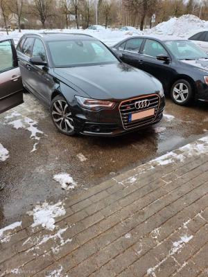 Melns Audi A6 2013 Viļņa, ar dzinēja tilpumu 2.97 L un nobraukumu 245 tūkst. km par 4999 €, foto  vietnē AUTOMOTO.COM.LV