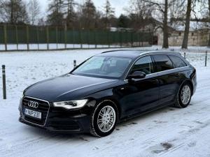 Melns Audi A6 2013 Viļņa, ar dzinēja tilpumu 3.00 L un nobraukumu 252 tūkst. km par 9700 €, foto  vietnē AUTOMOTO.COM.LV