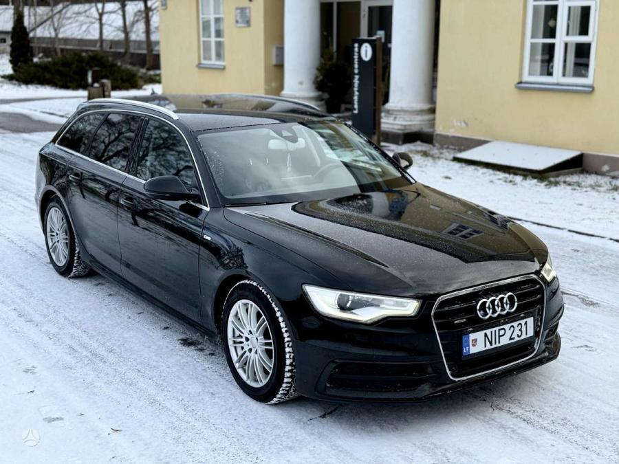Black Audi A6 2013 in Vilnius, with an engine capacity of 3.00 L and mileage of 252 thousand km for 9700 €, photo 2 on AUTOMOTO.COM.LV