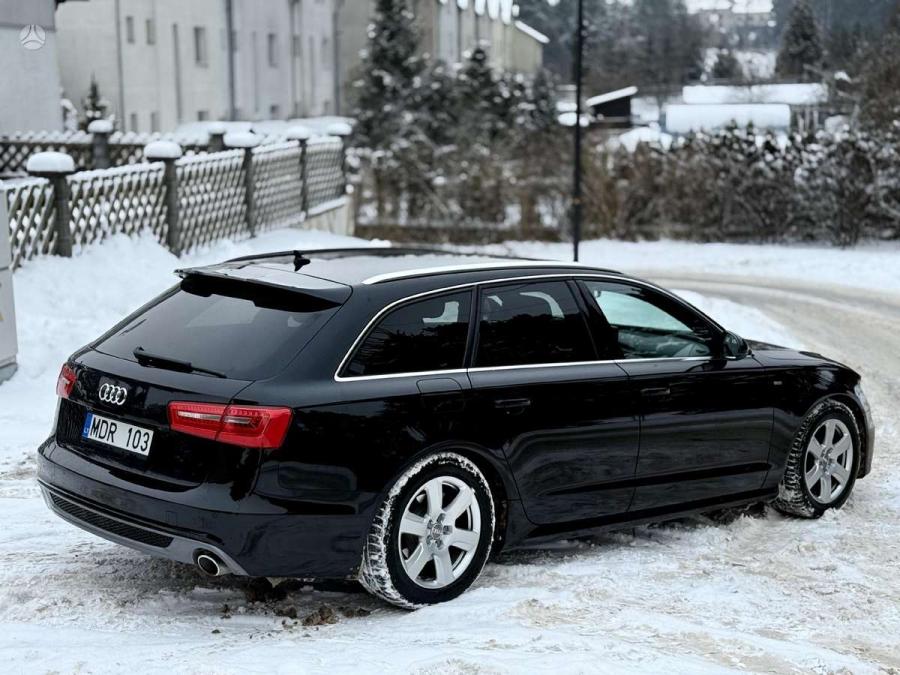 Black Audi A6 2013 in Vilnius, with an engine capacity of 3.00 L and mileage of 288 thousand km for 9700 €, photo 5 on AUTOMOTO.COM.LV