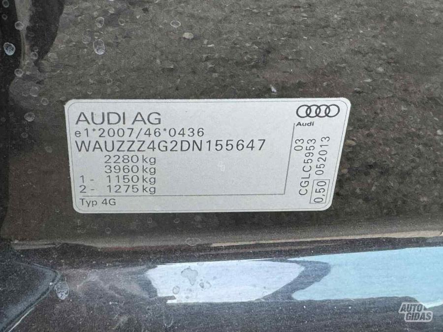 Melns Audi A6 2013 Šauļi, ar dzinēja tilpumu 2.00 L un nobraukumu 255 tūkst. km par 8400 €, foto 6 vietnē AUTOMOTO.COM.LV