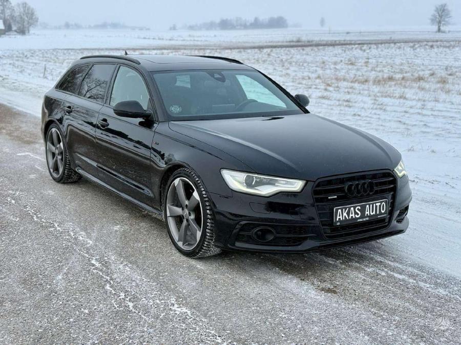 Black Audi A6 2013 in Vilkaviskis, with an engine capacity of 2.97 L and mileage of 217 thousand km for 14500 €, photo 2 on AUTOMOTO.COM.LV