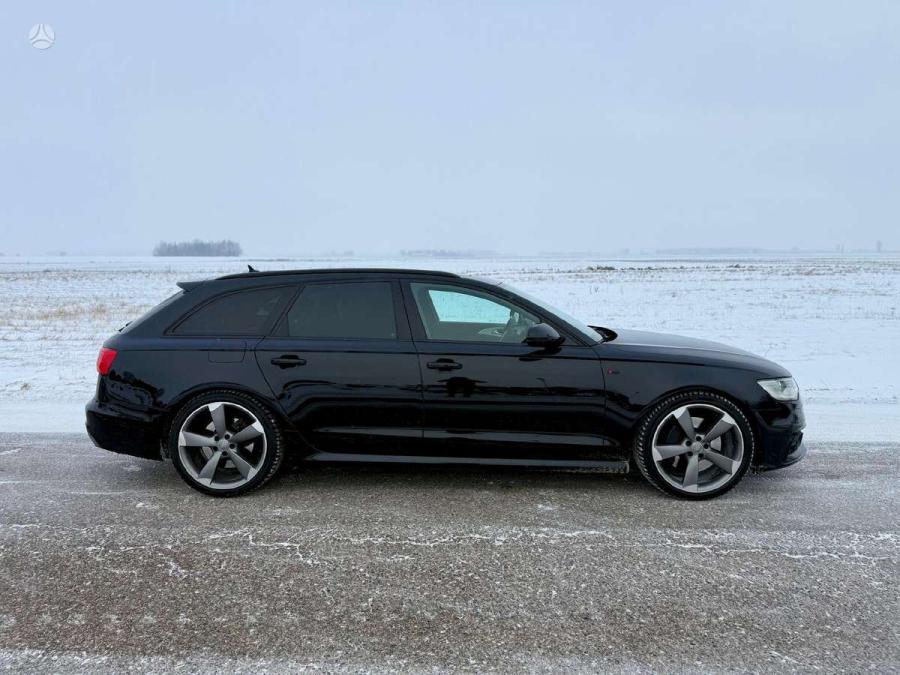 Black Audi A6 2013 in Vilkaviskis, with an engine capacity of 2.97 L and mileage of 217 thousand km for 14500 €, photo 5 on AUTOMOTO.COM.LV