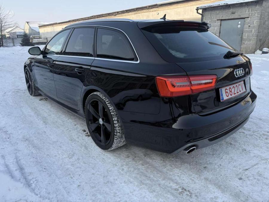 Black Audi A6 2013 in Siauliai, with an engine capacity of 2.97 L and mileage of 290 thousand km for 8500 €, photo 4 on AUTOMOTO.COM.LV