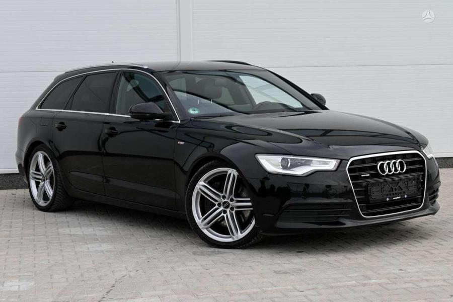 Black Audi A6 2013 in Kretinga, with an engine capacity of 2.97 L and mileage of 290 thousand km for 11499 €, photo 1 on AUTOMOTO.COM.LV