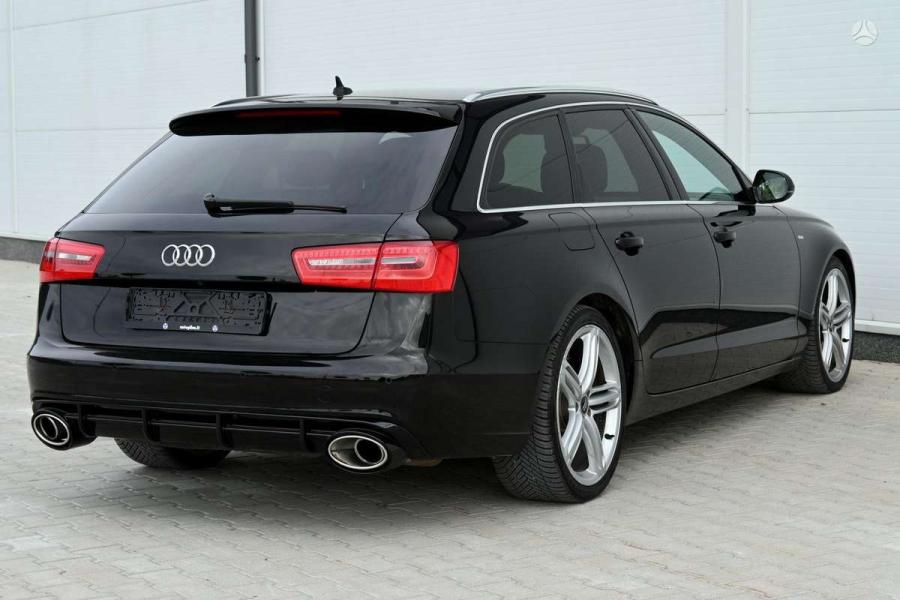 Black Audi A6 2013 in Kretinga, with an engine capacity of 2.97 L and mileage of 290 thousand km for 11499 €, photo 7 on AUTOMOTO.COM.LV