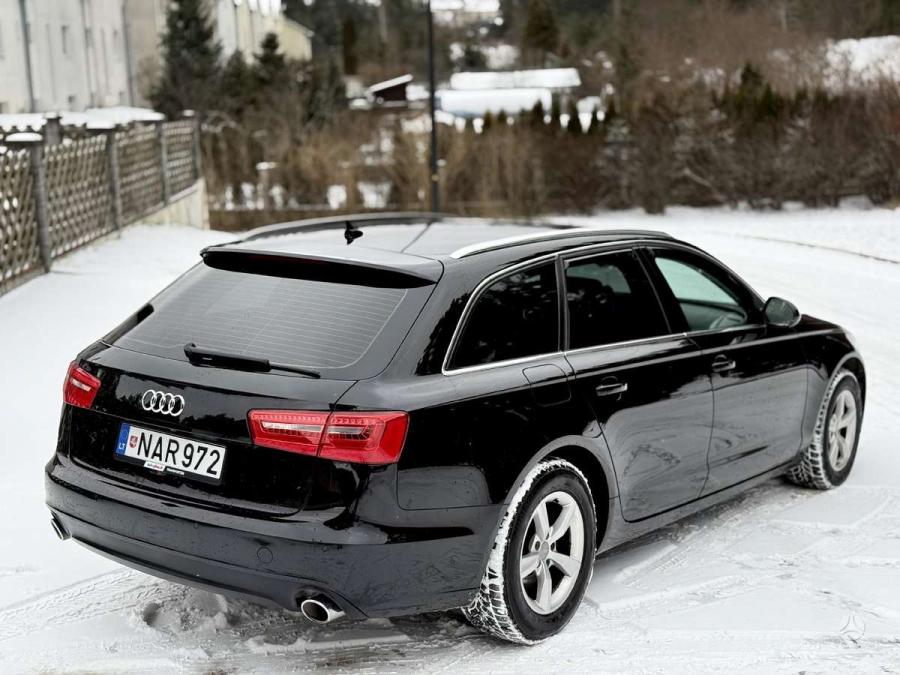 Black Audi A6 2013 in Vilnius, with an engine capacity of 3.00 L and mileage of 270 thousand km for 8500 €, photo 4 on AUTOMOTO.COM.LV