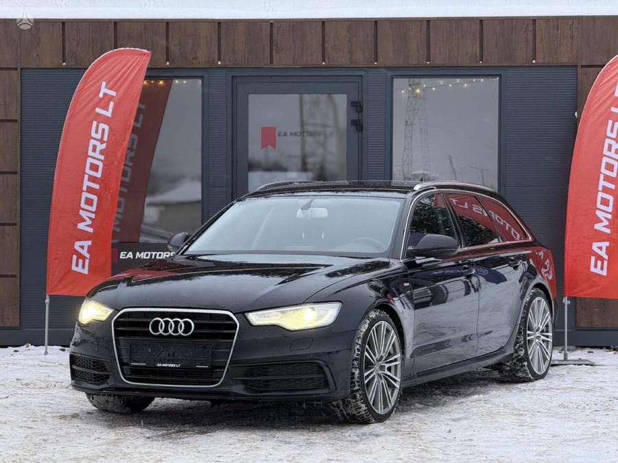 Melns Audi A6 2013 Viļņa, ar dzinēja tilpumu 1.97 L un nobraukumu 327 tūkst. km par 8700 €, foto 1 vietnē AUTOMOTO.COM.LV