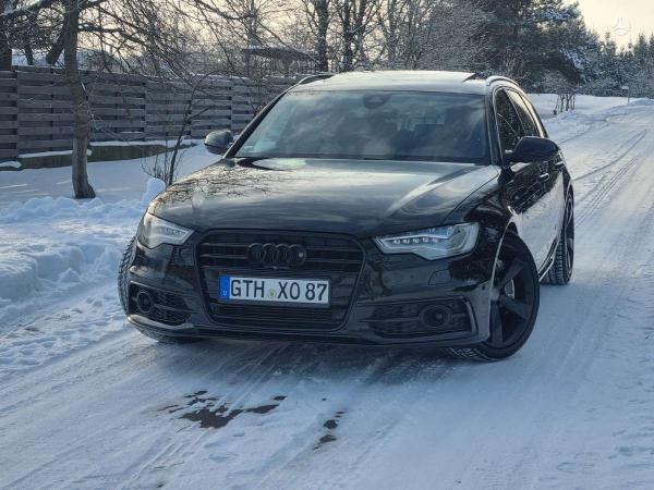 Black Audi A6 2013 in Vilnius, with an engine capacity of 2.97 L and mileage of 240 thousand km for 15699 €, photo 1 on AUTOMOTO.COM.LV