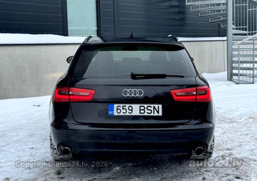 Black Audi A6 2013 in Tartu, with an engine capacity of 3.00 L and mileage of 364 thousand km for 8700 €, photo 6 on AUTOMOTO.COM.LV