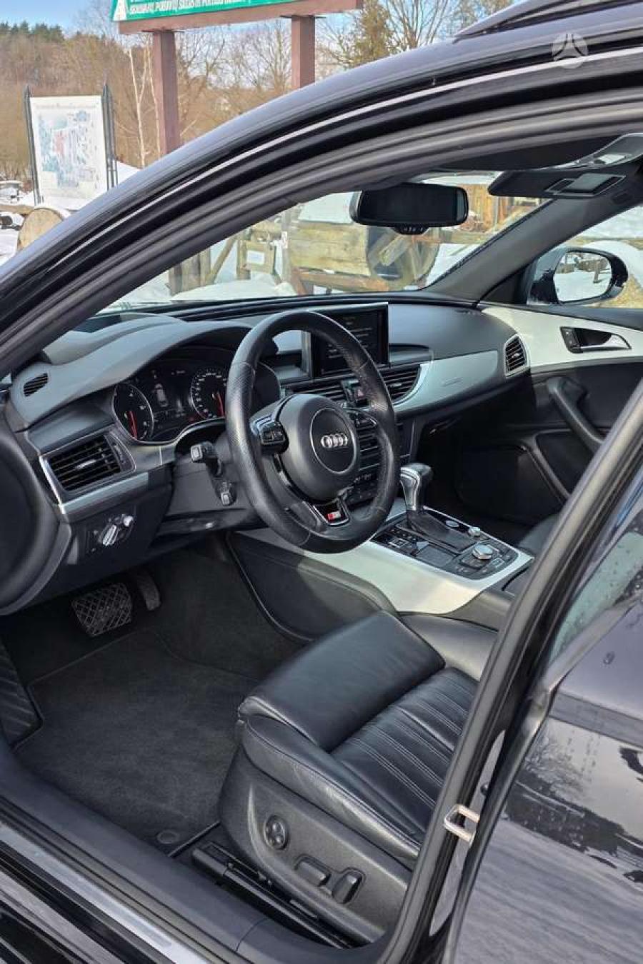 Melns Audi A6 2013 Viļņa, ar dzinēja tilpumu 2.97 L un nobraukumu 320 tūkst. km par 15500 €, foto 12 vietnē AUTOMOTO.COM.LV