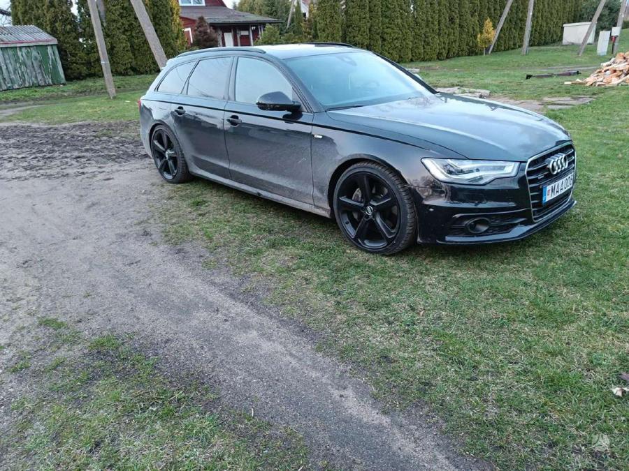 Melns Audi A6 2013 Viļņa, ar dzinēja tilpumu 2.97 L un nobraukumu 320 tūkst. km par 15500 €, foto 22 vietnē AUTOMOTO.COM.LV