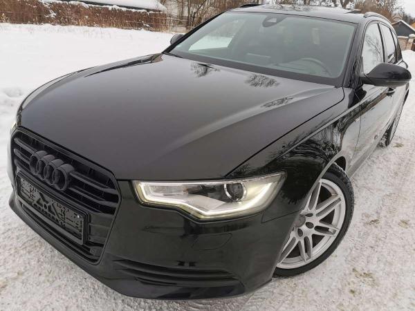 Black Audi A6 2013 in Birstonas, with an engine capacity of 2.97 L and mileage of 230 thousand km for 9990 €, photo 1 on AUTOMOTO.COM.LV