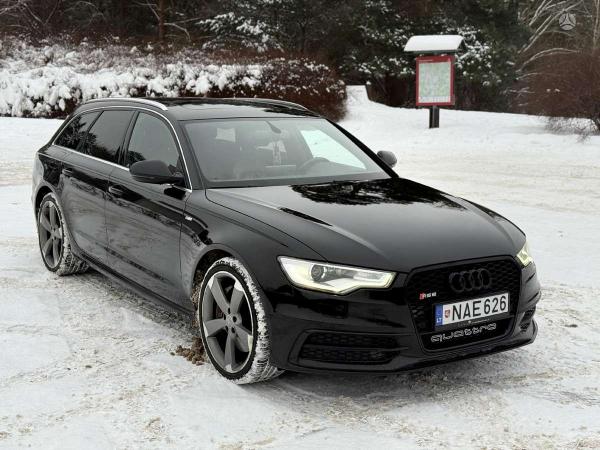 Melns Audi A6 2013 Viļņa, ar dzinēja tilpumu 3.00 L un nobraukumu 296 tūkst. km par 12500 €, foto 1 vietnē AUTOMOTO.COM.LV