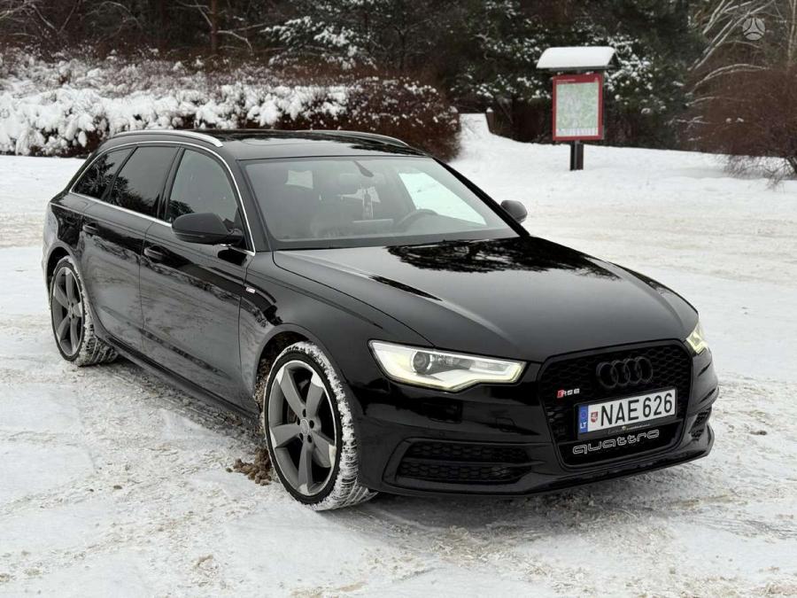 Melns Audi A6 2013 Viļņa, ar dzinēja tilpumu 3.00 L un nobraukumu 296 tūkst. km par 12500 €, foto 1 vietnē AUTOMOTO.COM.LV
