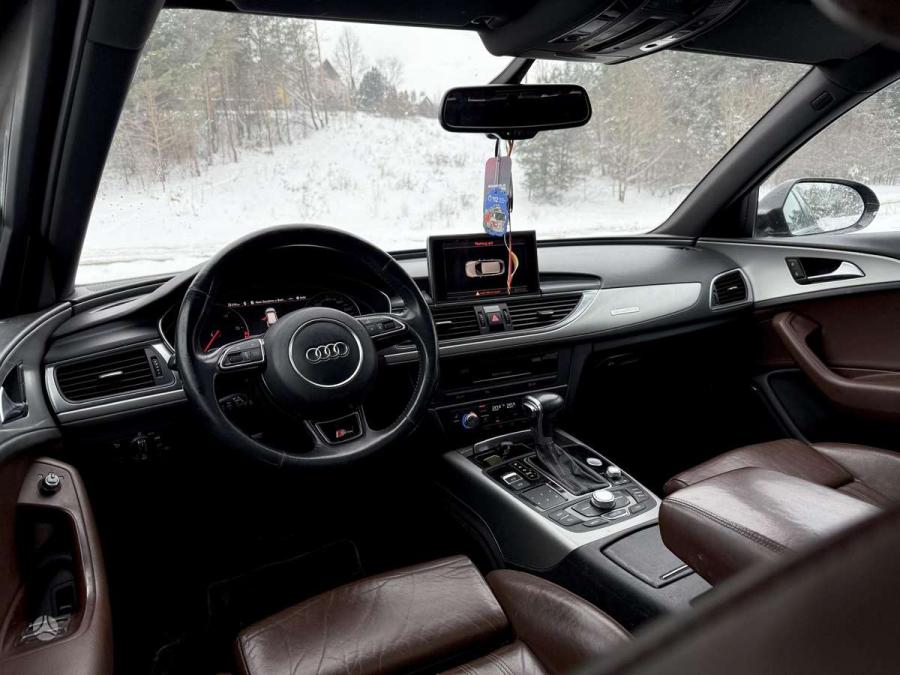 Melns Audi A6 2013 Viļņa, ar dzinēja tilpumu 3.00 L un nobraukumu 296 tūkst. km par 12500 €, foto 10 vietnē AUTOMOTO.COM.LV