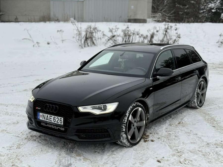 Black Audi A6 2013 in Vilnius, with an engine capacity of 3.00 L and mileage of 290 thousand km for 10500 €, photo 1 on AUTOMOTO.COM.LV
