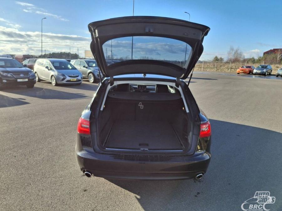 Black Audi A6 2013 in Avizieniai, with an engine capacity of 3.00 L and mileage of 287 thousand km for 9500 €, photo 9 on AUTOMOTO.COM.LV