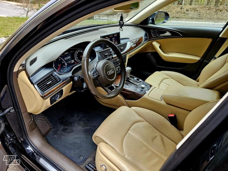 Black Audi A6 2013 in Vilnius, with an engine capacity of 3.00 L and mileage of 278 thousand km for 11500 €, photo 8 on AUTOMOTO.COM.LV