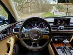Black Audi A6 2013 in Vilnius, with an engine capacity of 3.00 L and mileage of 278 thousand km for 11500 €, photo 11 on AUTOMOTO.COM.LV