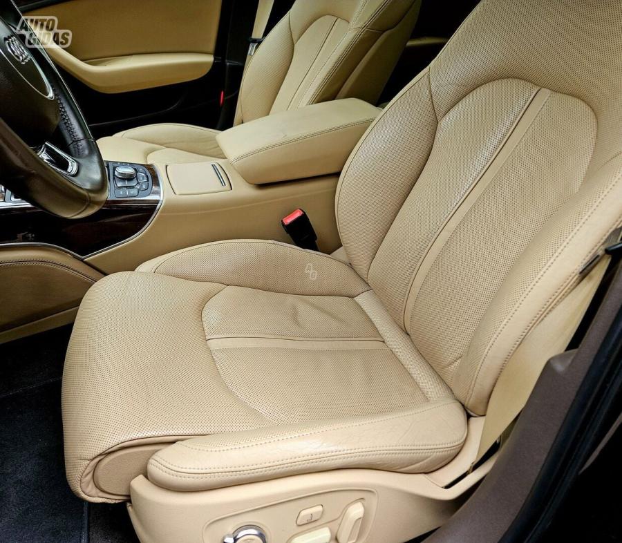 Black Audi A6 2013 in Vilnius, with an engine capacity of 3.00 L and mileage of 278 thousand km for 11500 €, photo 12 on AUTOMOTO.COM.LV