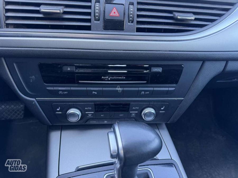Black Audi A6 2013 in Kaunas, with an engine capacity of 3.00 L and mileage of 339 thousand km for 9250 €, photo 21 on AUTOMOTO.COM.LV