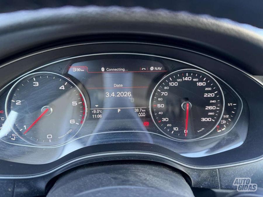 Black Audi A6 2013 in Kaunas, with an engine capacity of 3.00 L and mileage of 339 thousand km for 9250 €, photo 26 on AUTOMOTO.COM.LV