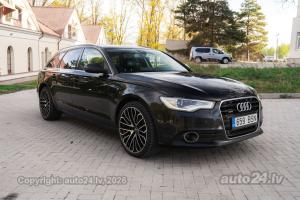 Melns Audi A6 2013 Tartu, ar dzinēja tilpumu 3.00 L un nobraukumu 379 tūkst. km par 8500 €, foto  vietnē AUTOMOTO.COM.LV