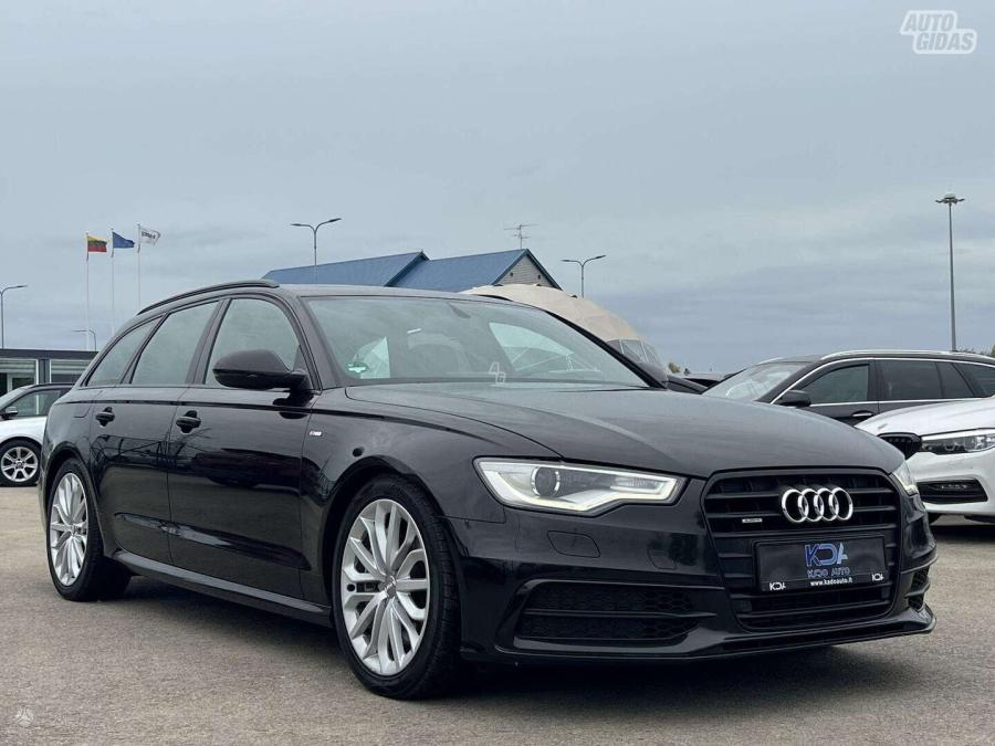 Black Audi A6 2013 in Marijampole, with an engine capacity of 3.00 L and mileage of 264 thousand km for 12450 €, photo 1 on AUTOMOTO.COM.LV