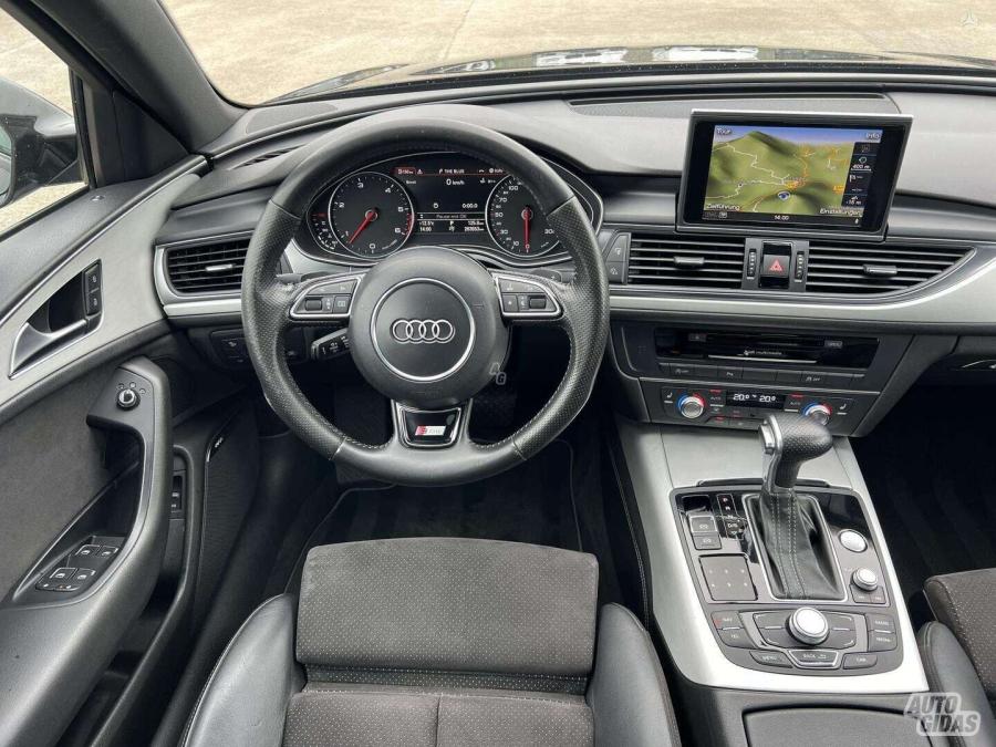 Black Audi A6 2013 in Marijampole, with an engine capacity of 3.00 L and mileage of 264 thousand km for 12450 €, photo 22 on AUTOMOTO.COM.LV
