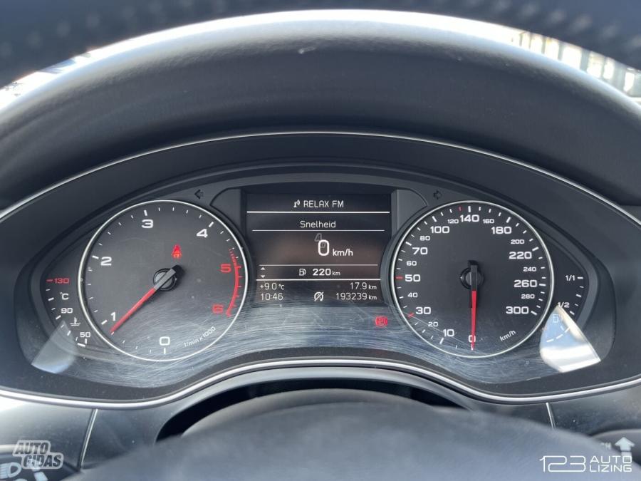 Melns Audi A6 2013 Tauragė, ar dzinēja tilpumu 2.00 L un nobraukumu 193 tūkst. km par 10600 €, foto 18 vietnē AUTOMOTO.COM.LV