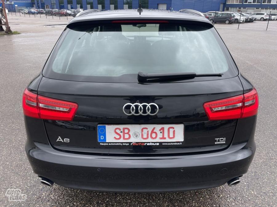 Black Audi A6 2013 in Kaunas, with an engine capacity of 3.00 L and mileage of 312 thousand km for 9800 €, photo 15 on AUTOMOTO.COM.LV