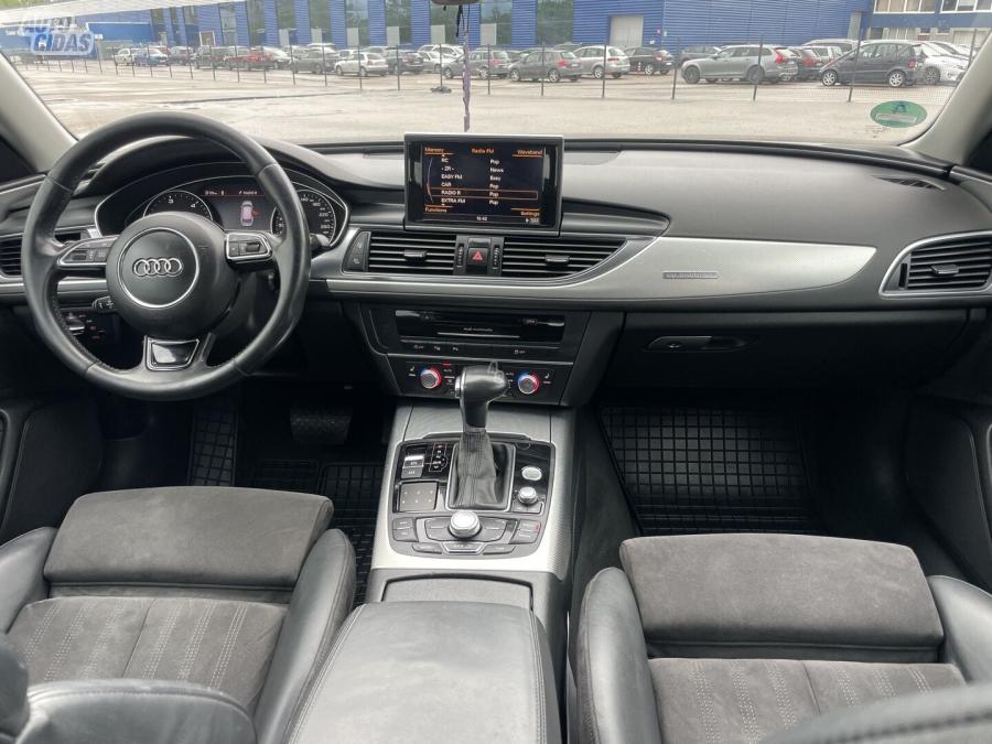 Black Audi A6 2013 in Kaunas, with an engine capacity of 3.00 L and mileage of 312 thousand km for 9800 €, photo 23 on AUTOMOTO.COM.LV