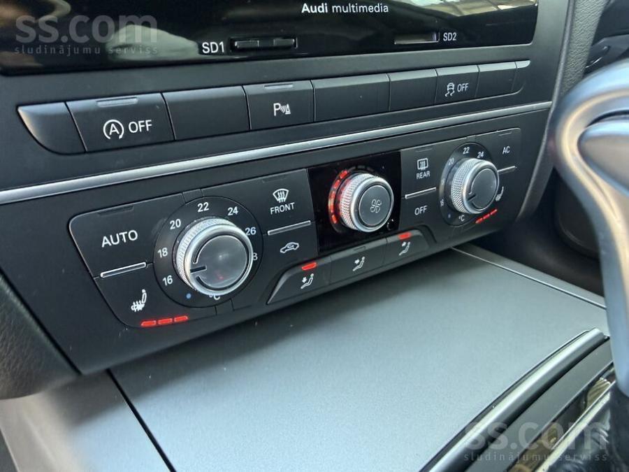Black Audi A6 2013 in Ogre, with an engine capacity of 3.00 L and mileage of 248 thousand km for 10799 €, photo 21 on AUTOMOTO.COM.LV