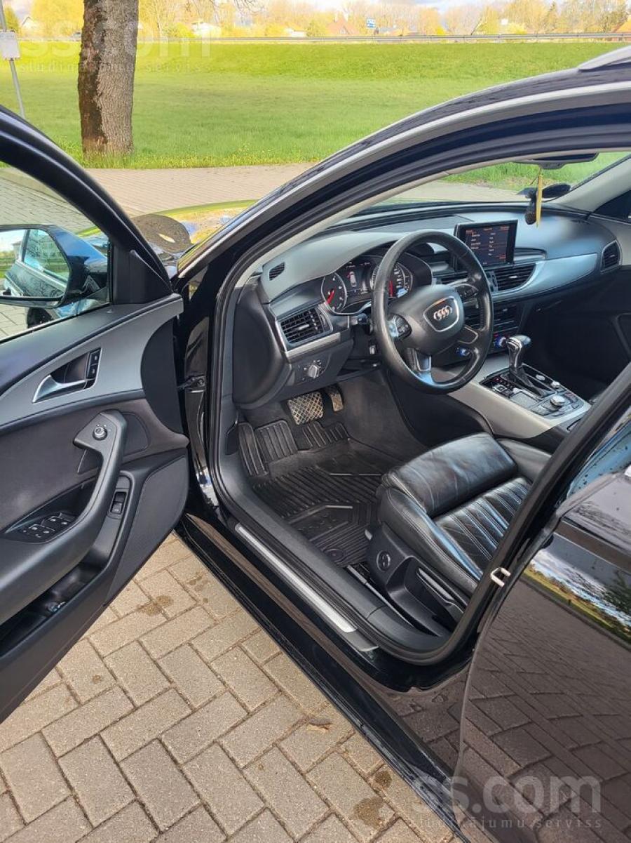 Melns Audi A6 2013 Valmiera, ar dzinēja tilpumu 3.00 L un nobraukumu 240 tūkst. km par 12500 €, foto 9 vietnē AUTOMOTO.COM.LV